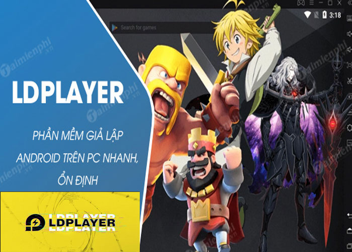 Download LDPlayer 4 phần mềm giả lập Android cho máy tính